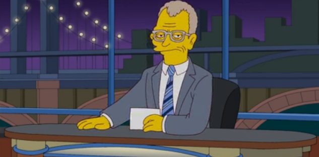 Los Simpsons rinden homenaje a David Letterman - Sopitas.com