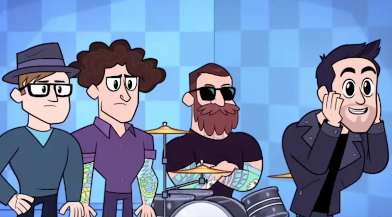 Fall Out Boy conoce a los Teen Titans en este increíble cameo animado ...