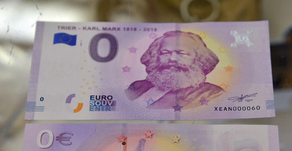 La ciudad natal de Karl Marx emitirá billetes de cero euros a 200 años ...