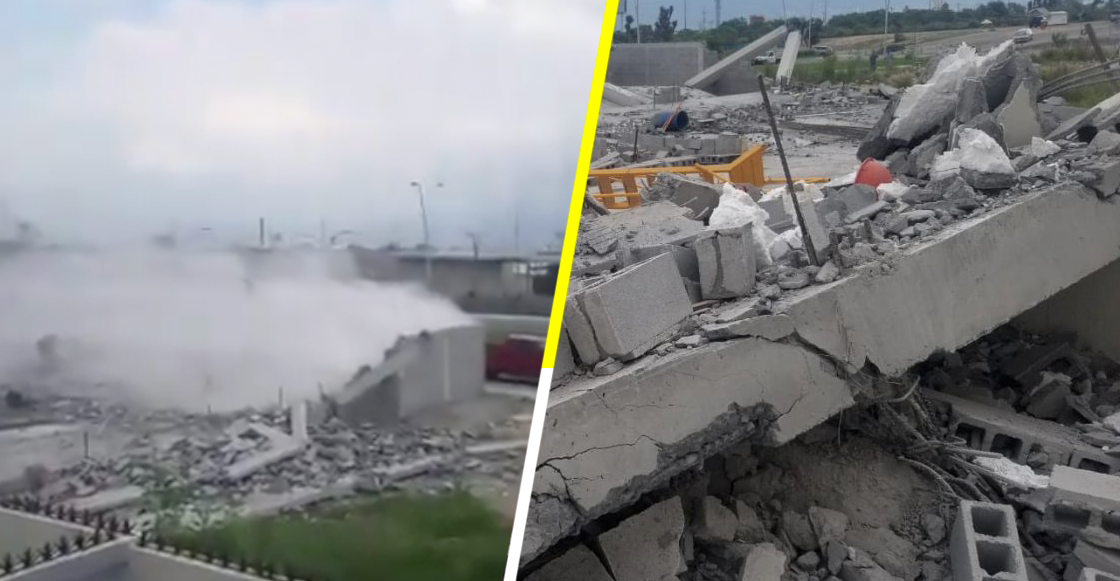 Derrumbe en Monterrey deja 15 heridos, 7 personas perdieron la vida