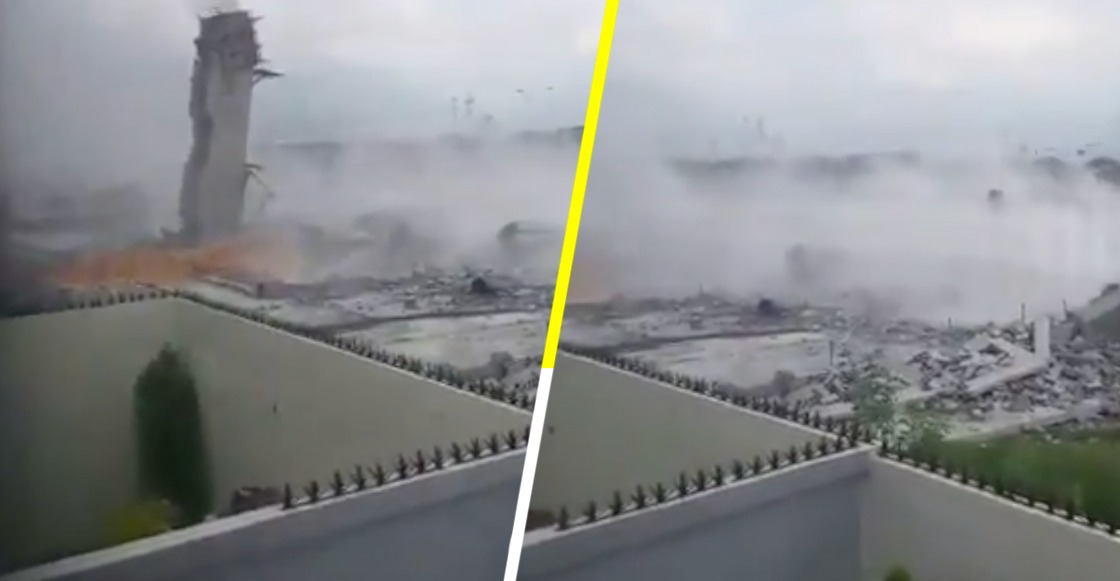 Derrumbe en plaza comercial de Monterrey; al menos 7 personas muertas