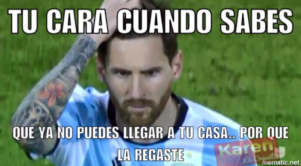 Messi y su ‘pecho frío’ congelaron los memes de la eliminación de ...