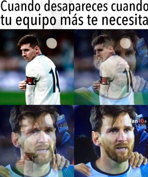 Messi y su ‘pecho frío’ congelaron los memes de la eliminación de ...