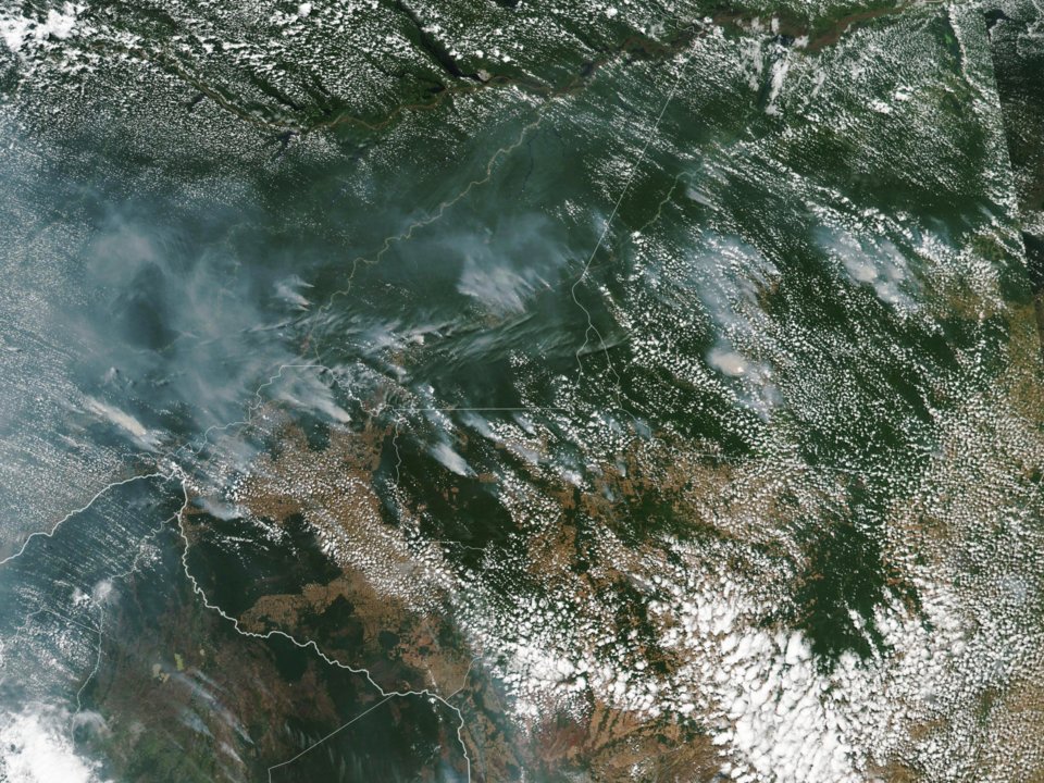 Las fotos del antes y el después del Amazonas para dimensionar los ...