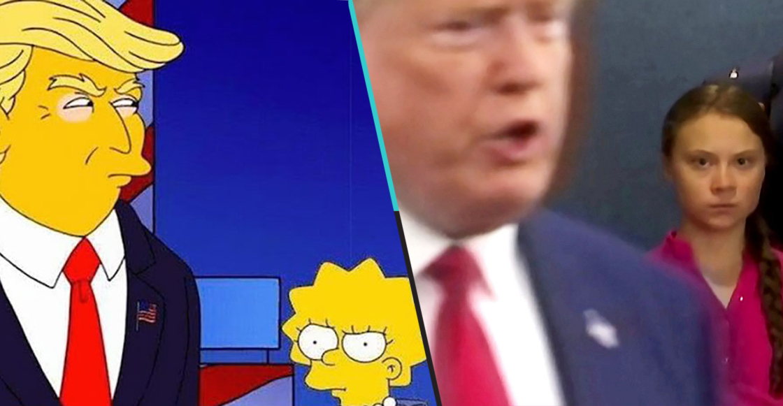 ¿'Los Simpson' lo hicieron otra vez? Lisa y Greta Thunberg son ...