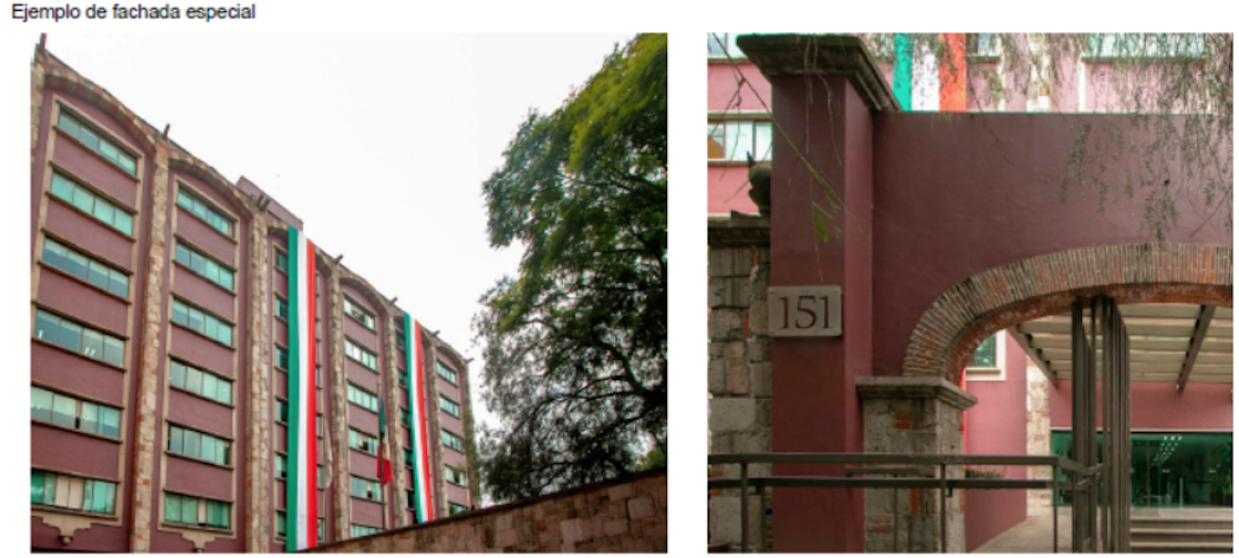 Edificios del gobierno Federal se pintarán de la 4T: Pantone 7420 C