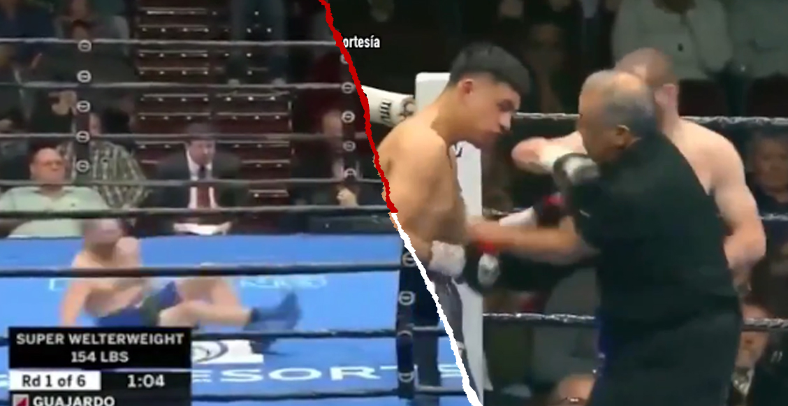 3 caídas y golpe al referee: El round más ‘salvaje’ en una pelea de box