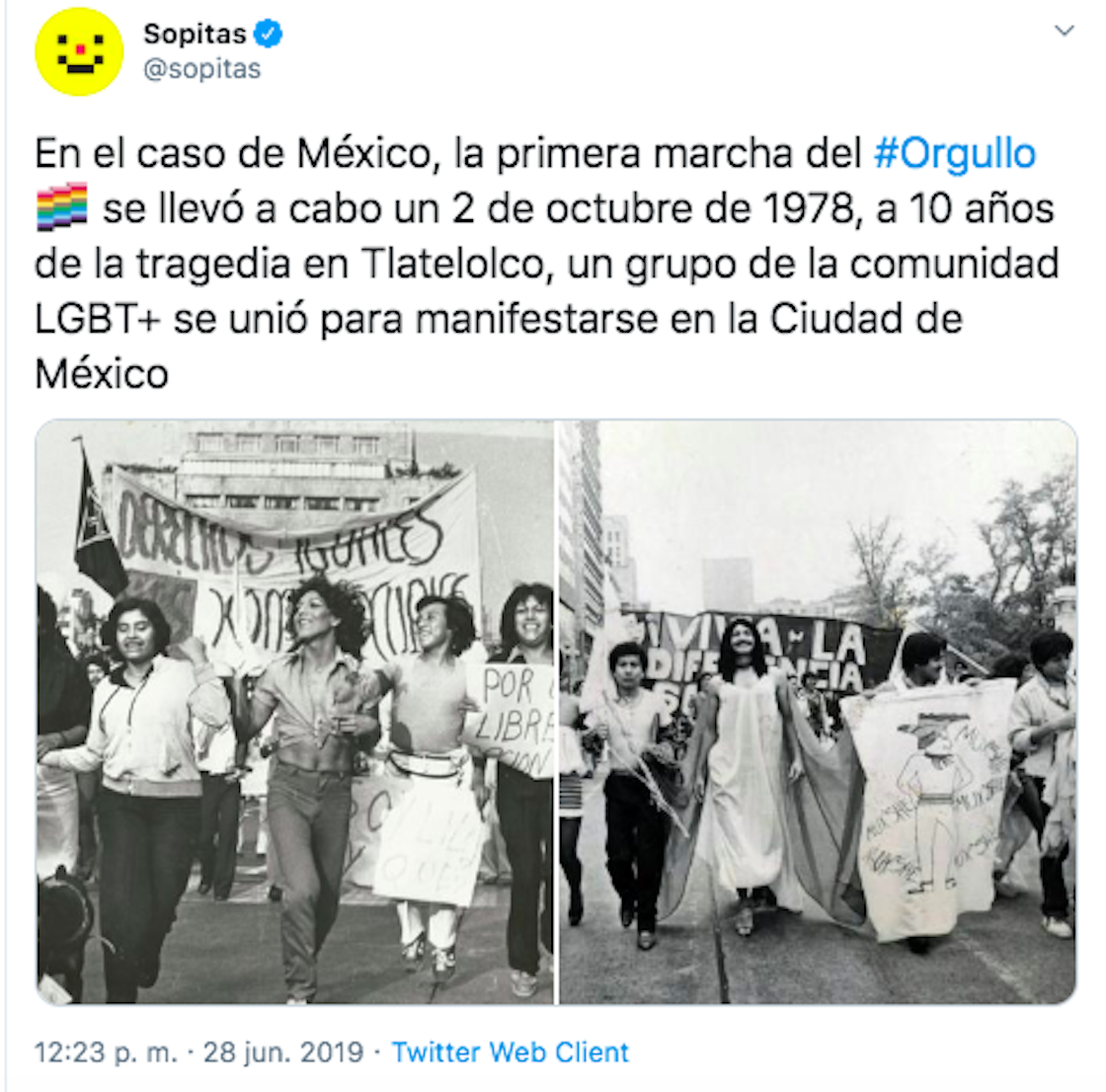 Las primeras marchas y movimientos del Orgullo LGBT+ en México