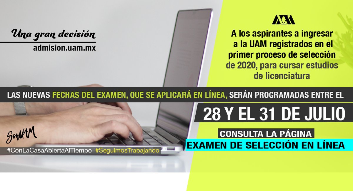 Checa las nuevas fechas y requisitos para el examen de ingreso a la UAM ...