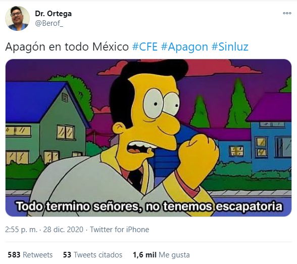 Acá los mejores memes que nos dejaron los apagones en México
