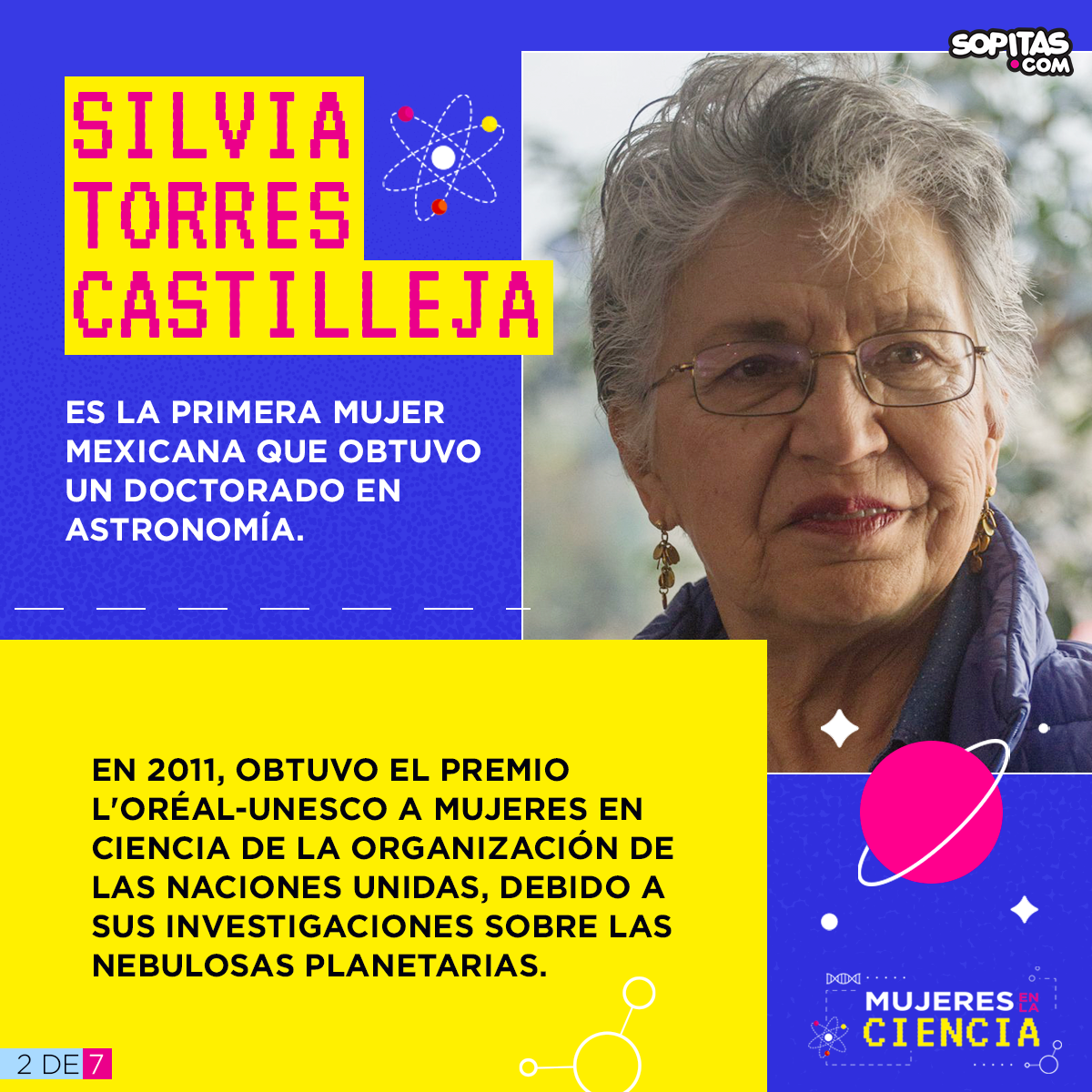Mujeres en la Ciencia: Silvia Torres, la primera mexicana en tener un ...