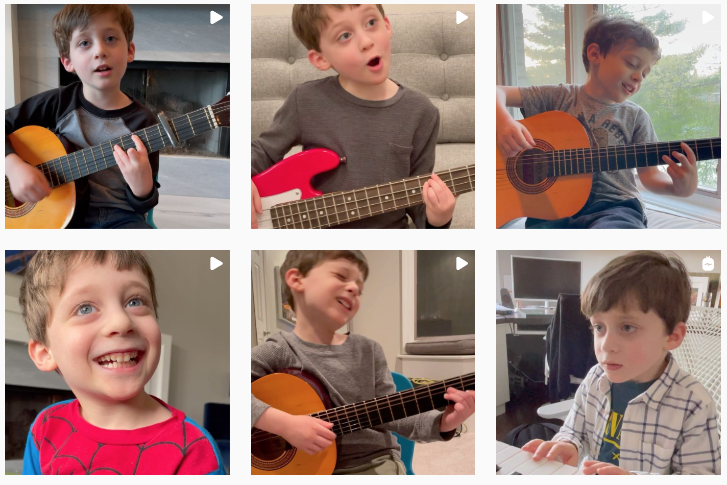 Miles Bonham: El niño prodigio de 5 años que graba (solito) sus covers ...