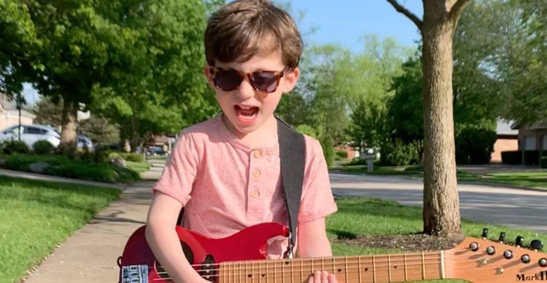 Miles Bonham: El niño prodigio de 5 años que graba (solito) sus covers ...