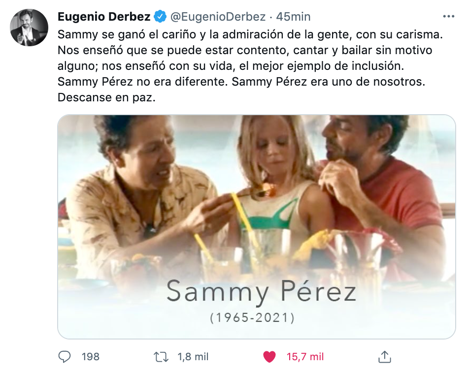 Así reaccionó el internet ante la muerte de Sammy Pérez