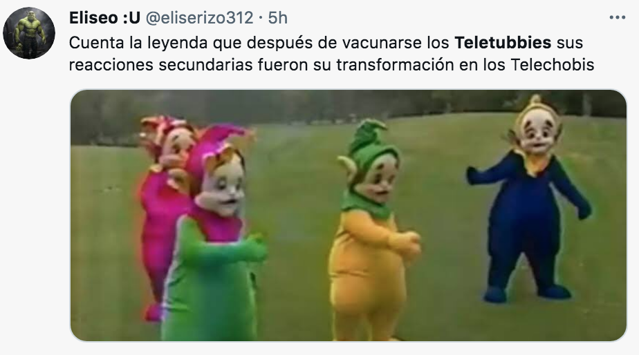Mejor ellos: Los Teletubbies ya se vacunaron contra el COVID-19 (y hay memes)