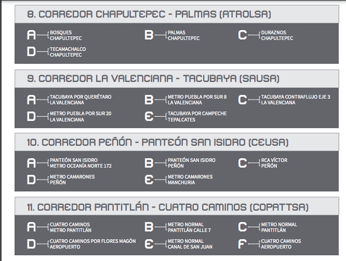 ¡Súbale, hay lugar! Conoce los nuevos letreros de los camiones morados CDMX