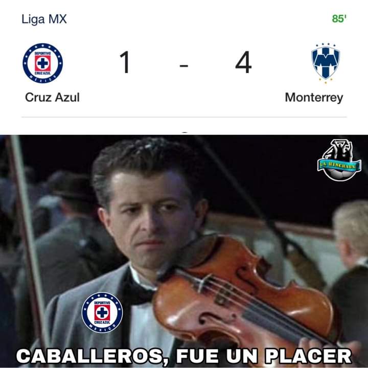 Los memes también humillan a Cruz Azul tras la goleada ante Monterrey
