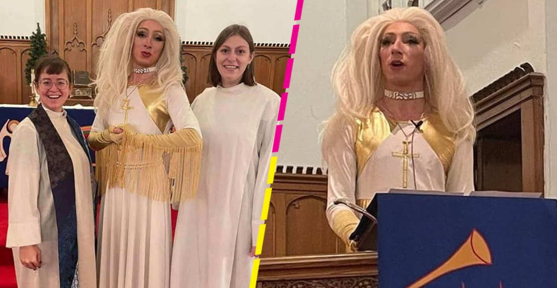 Pastor se viste de drag queen para predicar en contra de la intolerancia