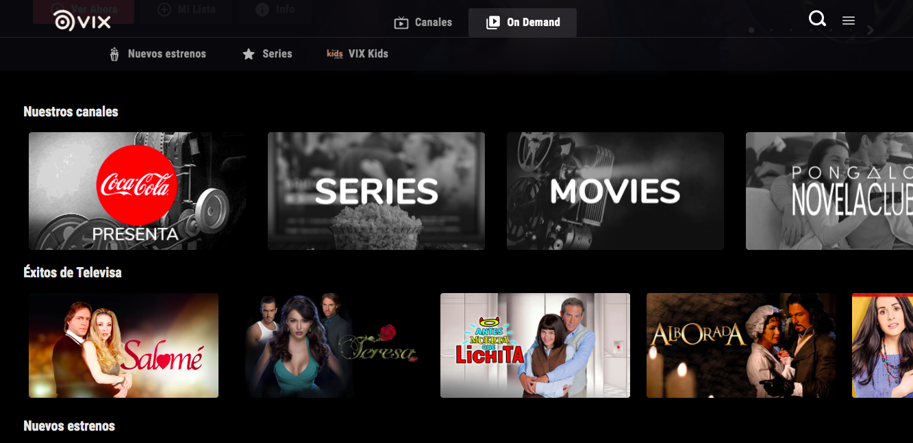 ¿Qué veremos en Vix, la nueva plataforma de streaming en México?