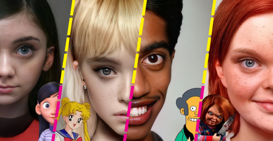 Checa cómo se verían algunos personajes animados en la vida real ...