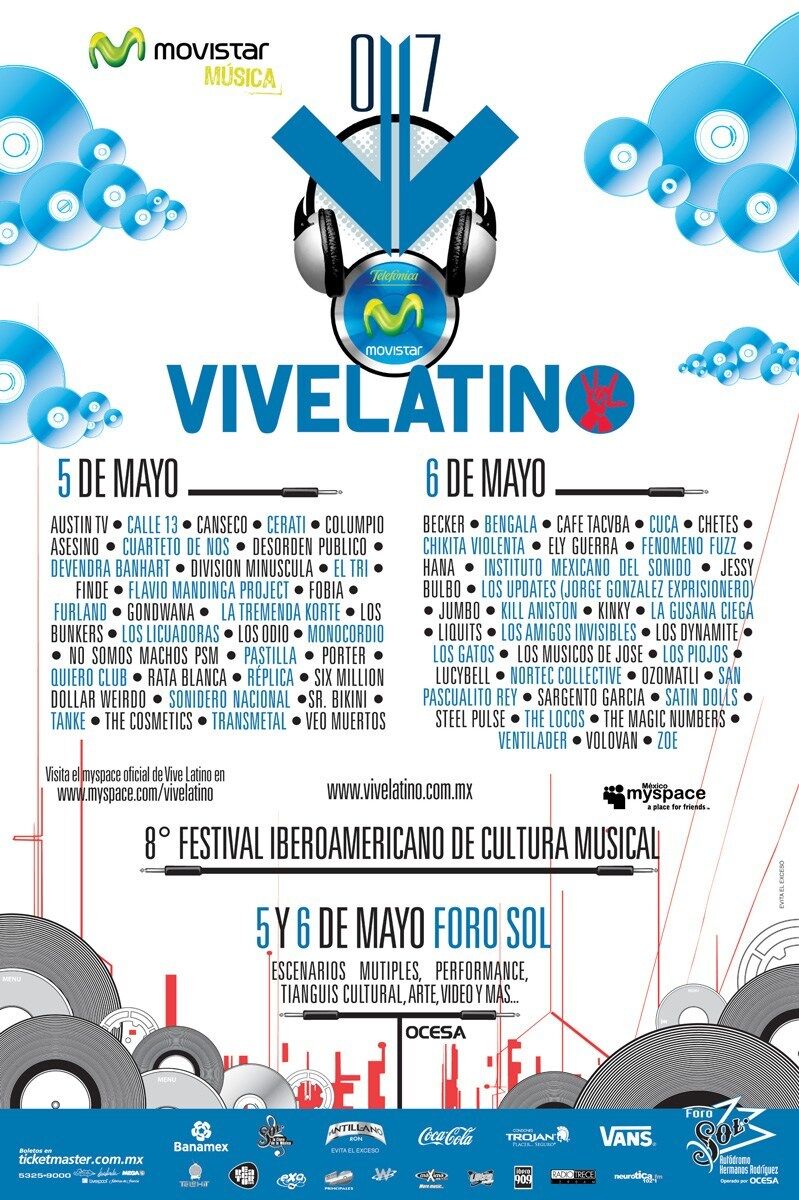 VOTA: ¿Cuál es tu cartel favorito en la historia del Vive Latino?