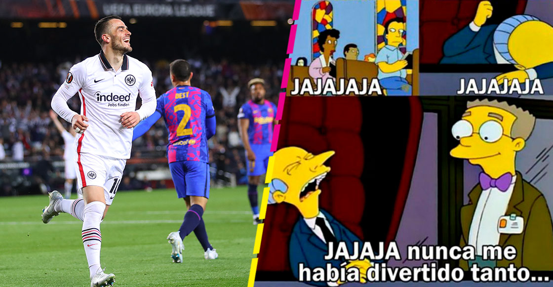Memes y goles humillación del Frankfurt al Barcelona en Europa League
