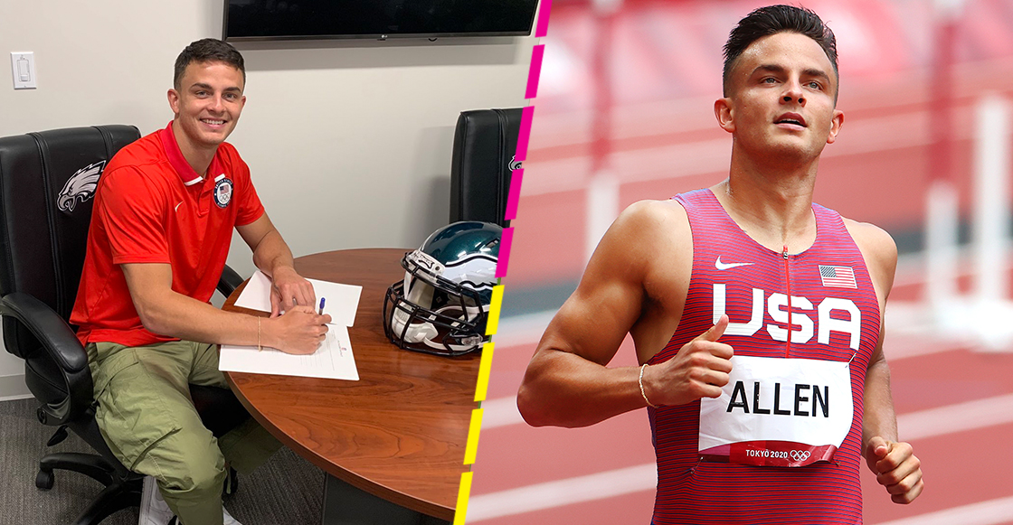 De los Juegos Olímpicos a la NFL: Devon Allen firma con los Eagles