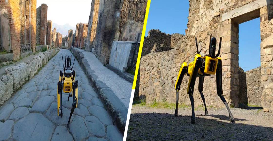 ¡Estrenando chamba! 'Spot', el perro-robot ahora vigila las ruinas de ...
