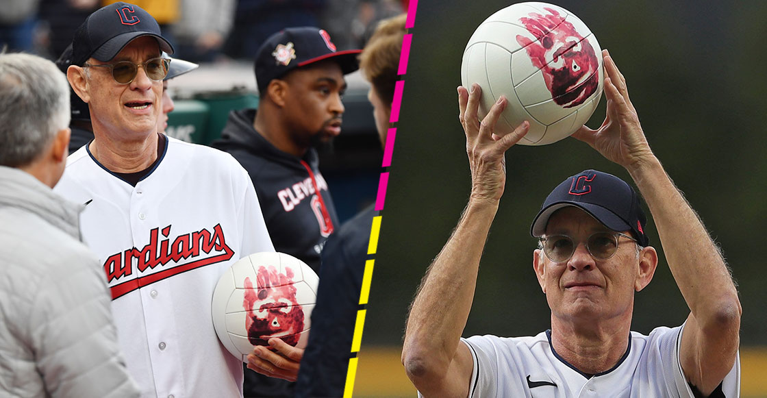 Tom Hanks y Wilson se robaron el show en la MLB