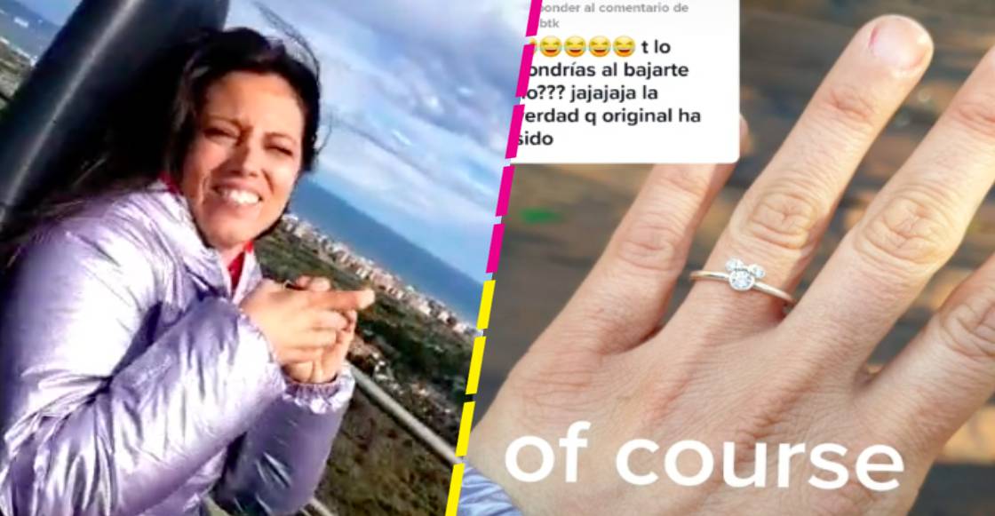 Hombre le pide matrimonio a su novia en un juego mecánico y se hace viral