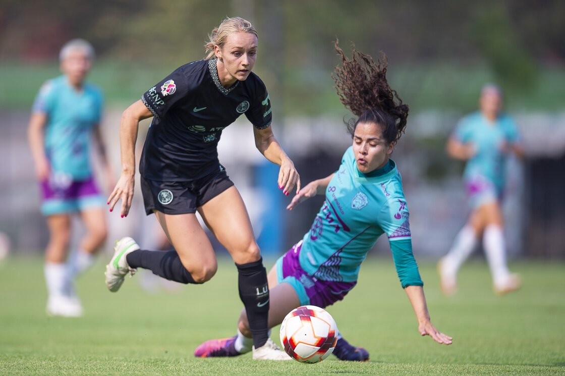 Los números que dejó Sarah Luebbert en dos torneos con América