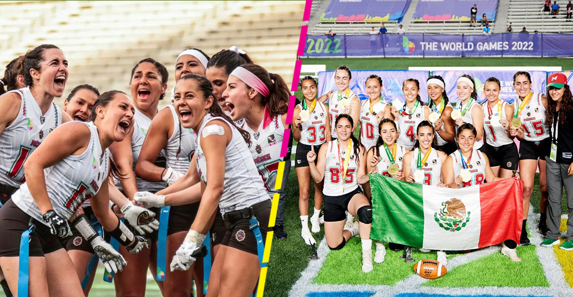 Los números de México y el oro en flag football femenil de World Games