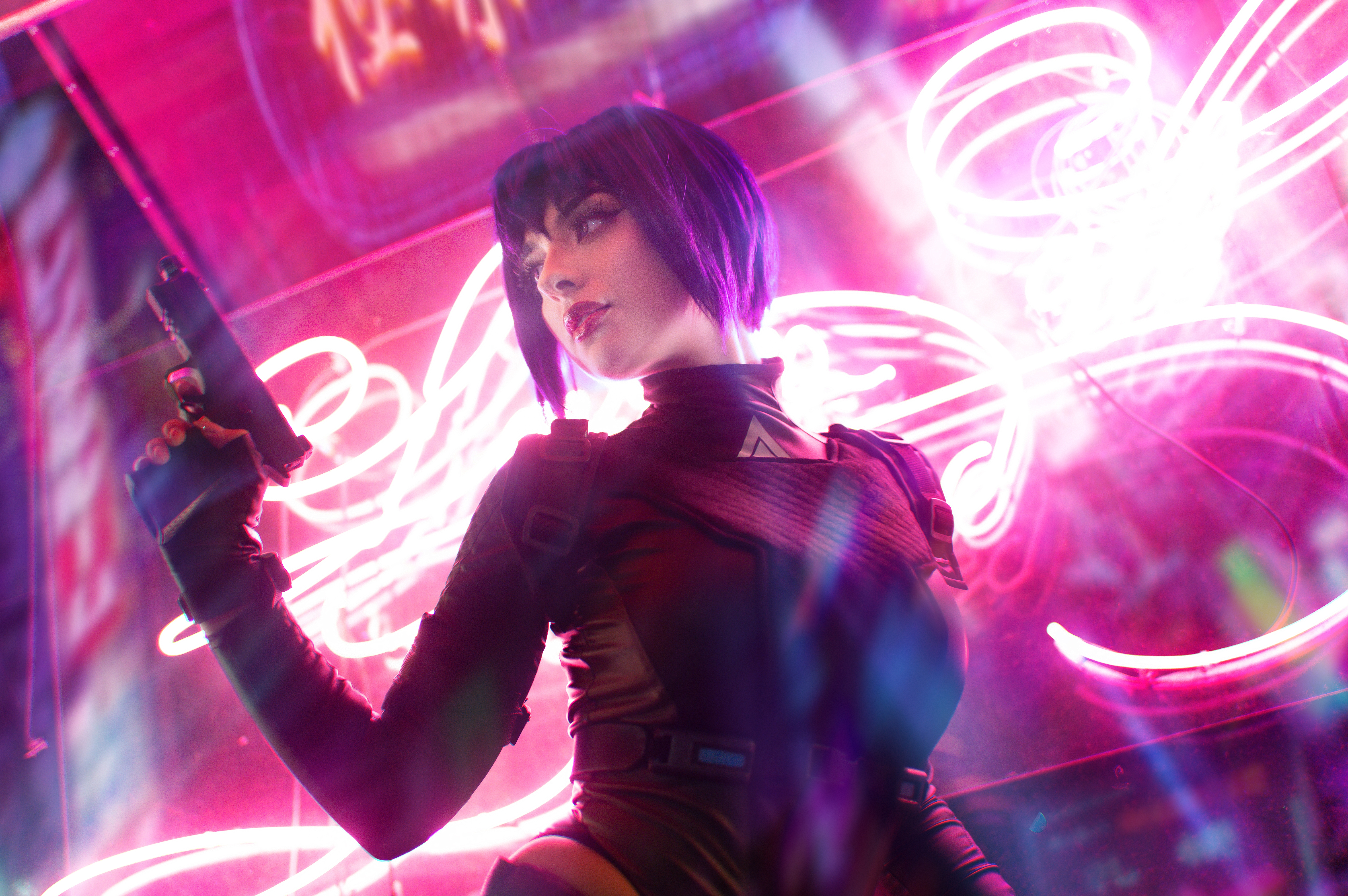 Valentina Kryp y su espectacular cosplay de Motoko para la colaboración ...
