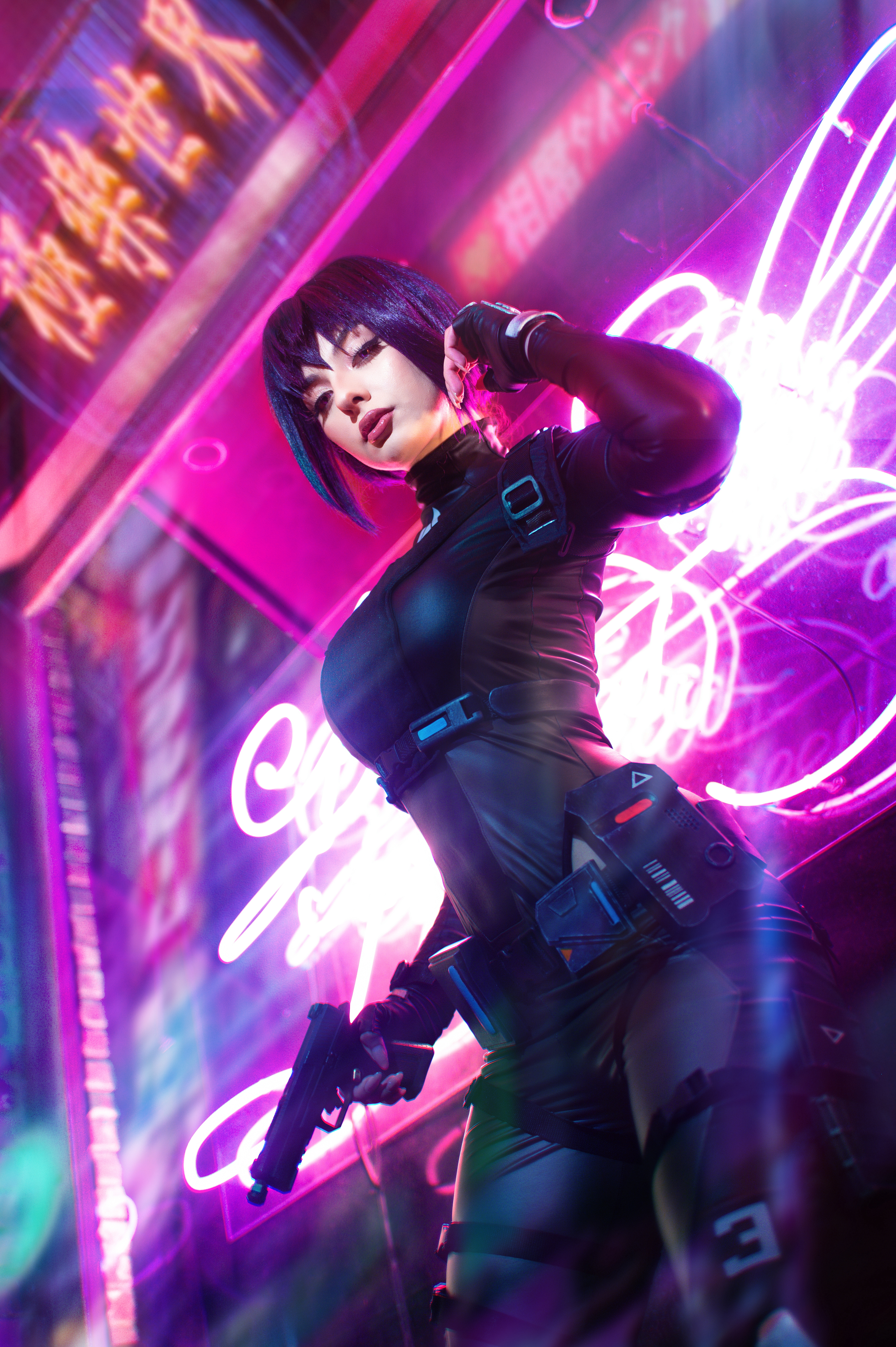 Valentina Kryp y su espectacular cosplay de Motoko para la colaboración ...