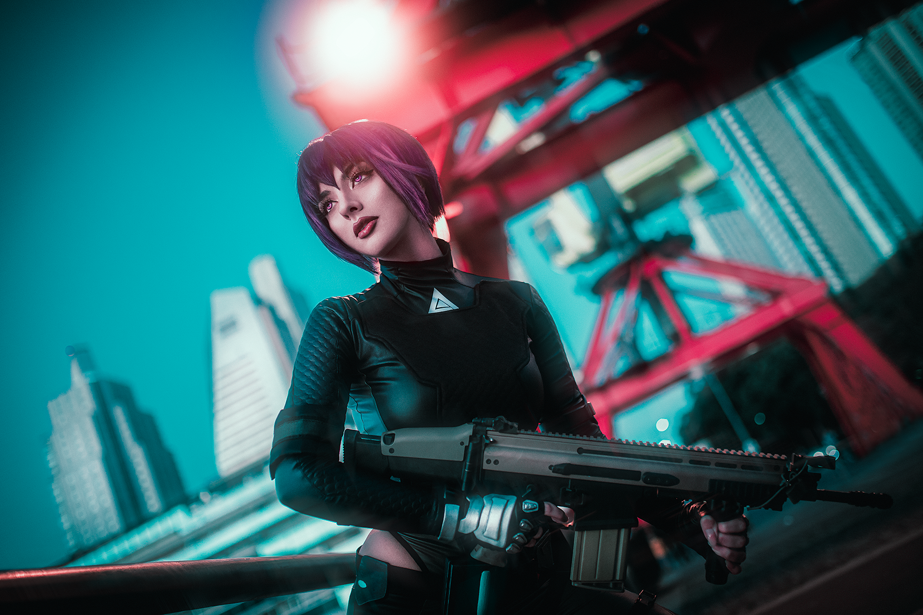 Valentina Kryp y su espectacular cosplay de Motoko para la colaboración ...