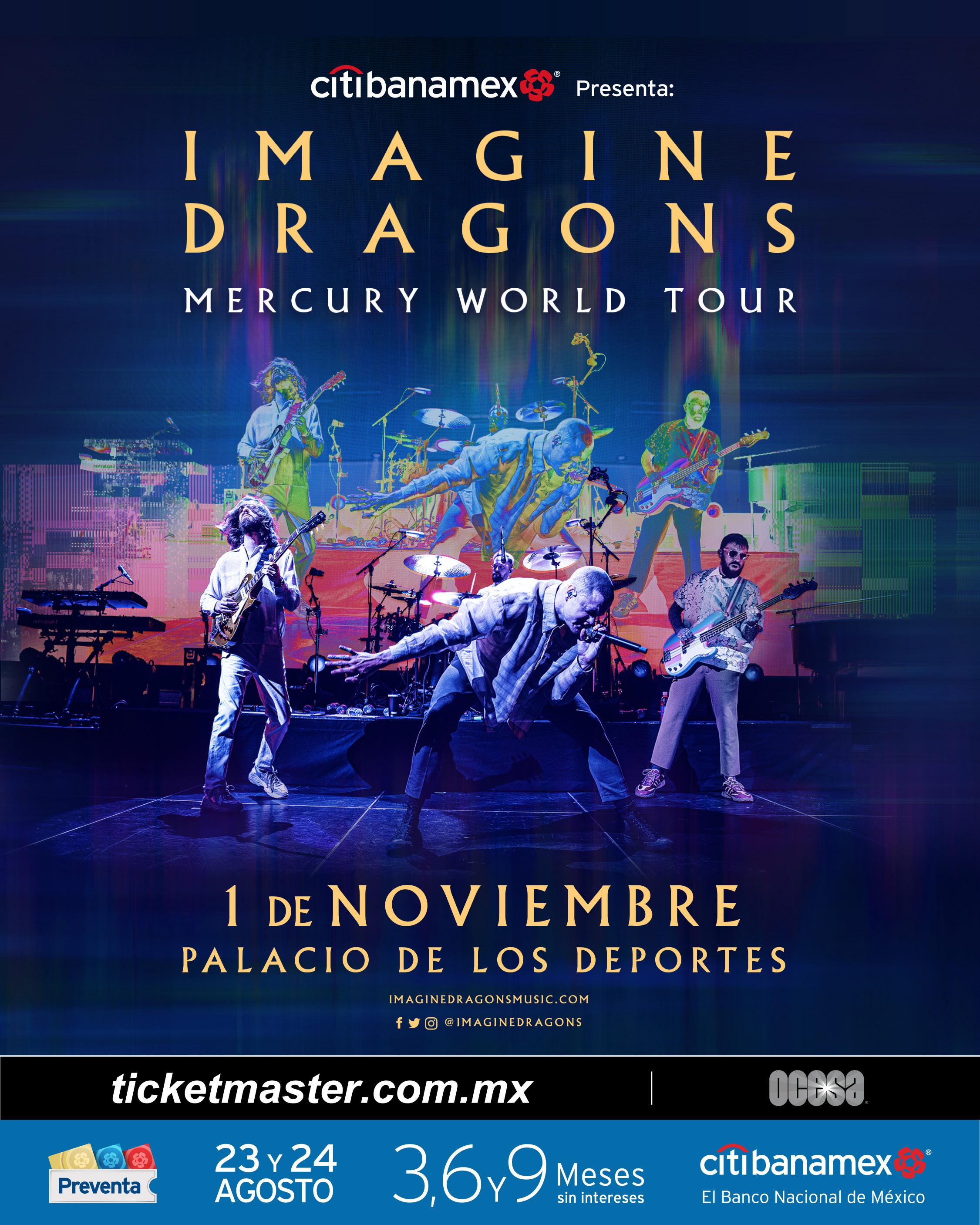 ¡Oh, sí! Imagine Dragons vuelve a México con la gira Mercury World Tour - Lado.mx