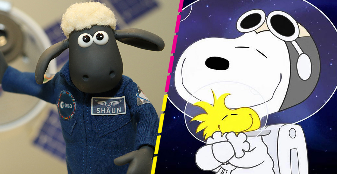 Shaun el Cordero y Snoopy serán los astronautas en la misión Artemis I