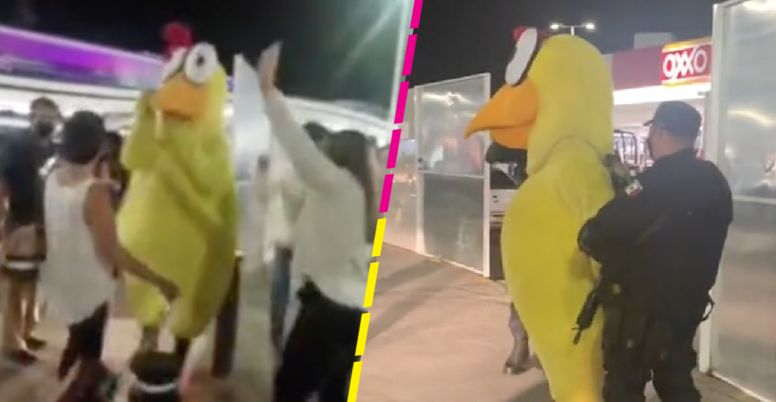 Como cuando recibes a tu tía en el aeropuerto con una botarga y ...