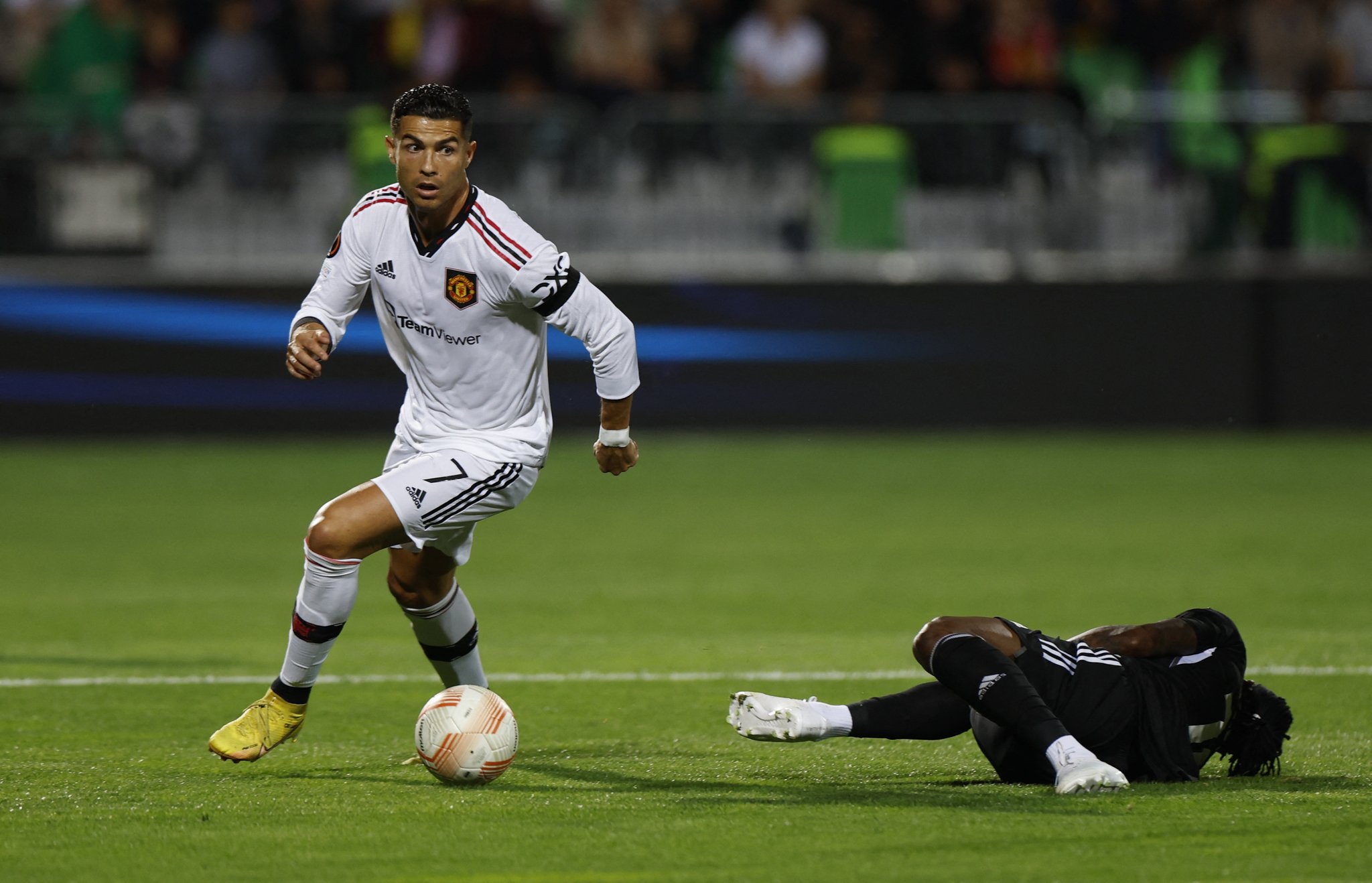 El primer gol de Cristiano Ronaldo en la temporada con el Manchester United