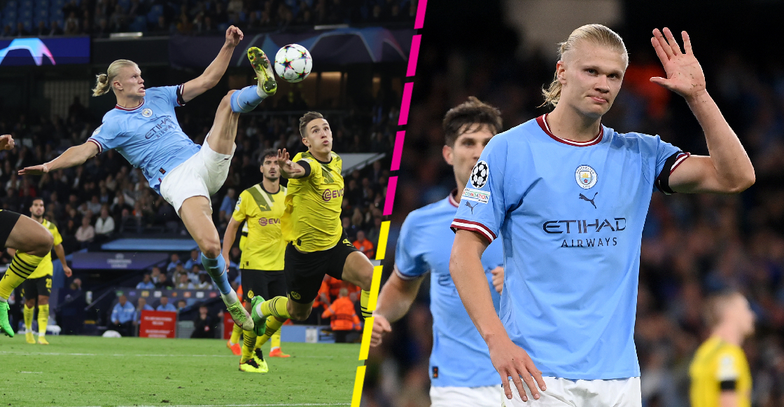 El golazo de Haaland en el Manchester City vs Borussia en la Champions ...