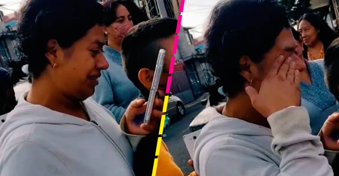 ¿Por? Mamá genera polémica por llorar después de dejar a su hijo en la ...