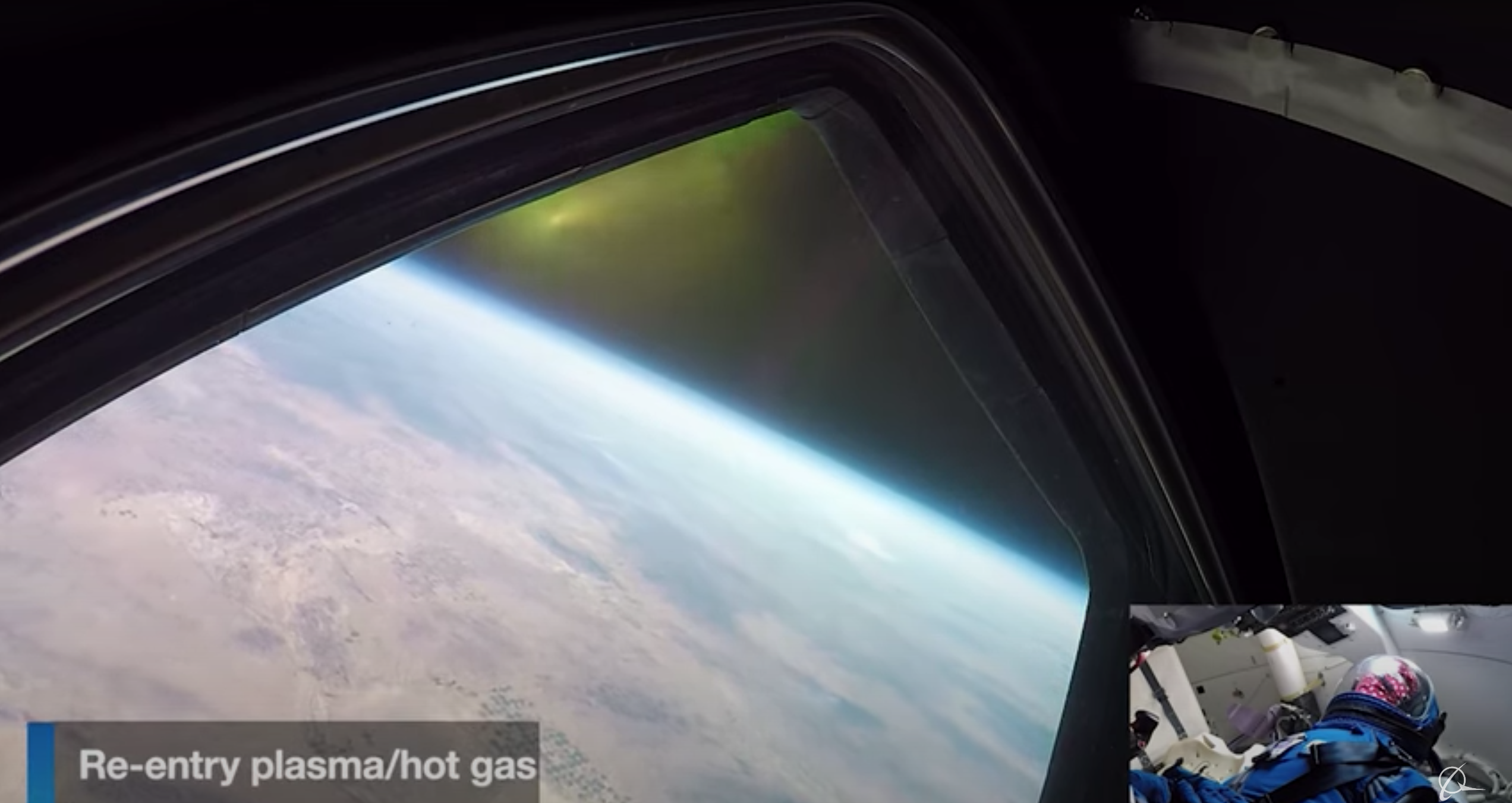 Así se ve el regreso a la Tierra dentro de una nave espacial