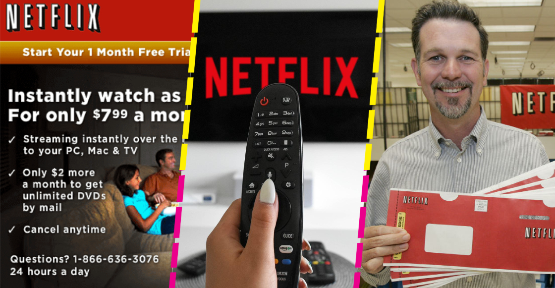 Así era el primer catálogo de Netflix cuando le entró al streaming