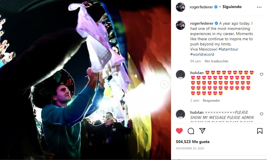 Así recordó Roger Federer su última visita a México: "De las ...