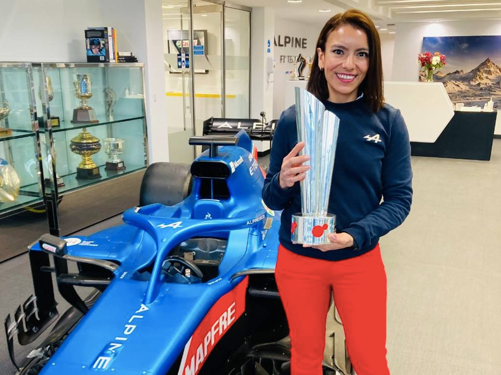 Dalia Ramos Guerra, jefa de construcción y pruebas de Alpine en F1