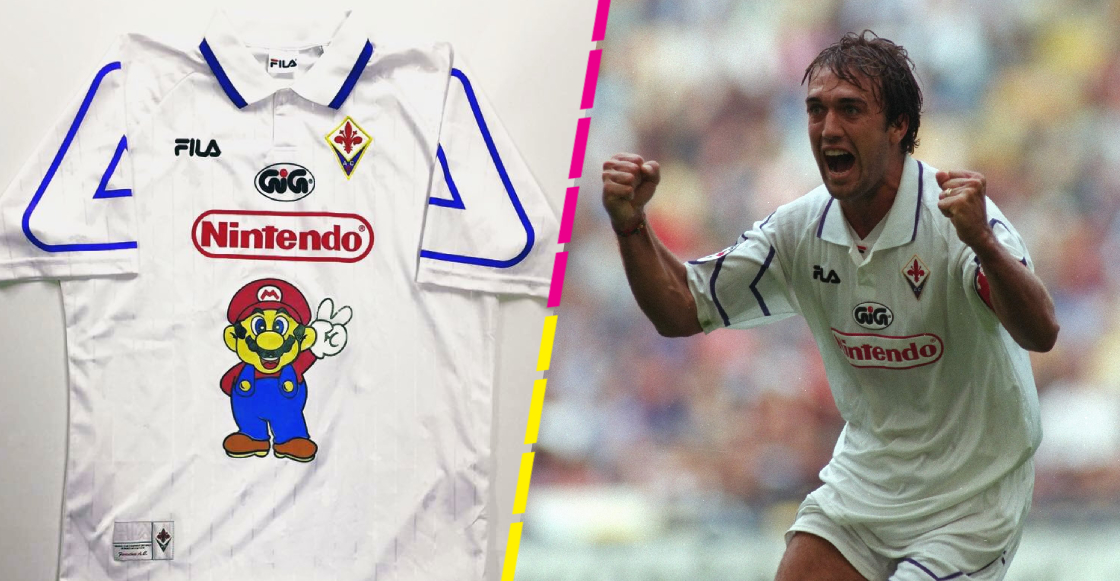 ¿Hecho en México? El mítico jersey de Fiorentina con Mario Bros