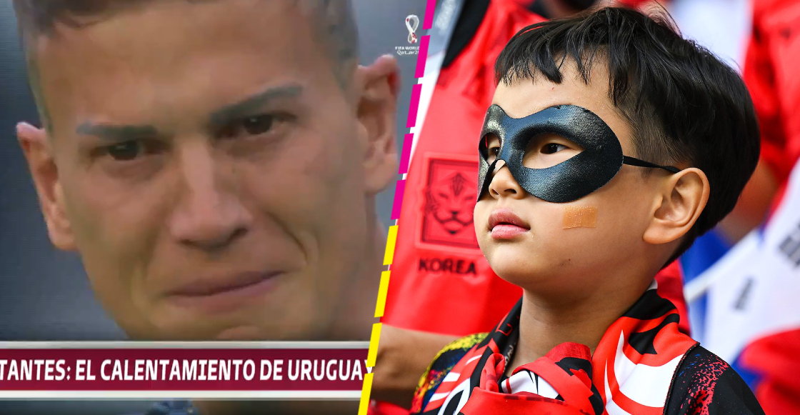El llanto de Seba Sosa, el fan emulando Son en el empate de Uruguay y Corea en Qatar 2022