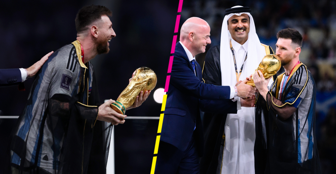 ¿Qué es la Bisht, la lujosa prenda que le pusieron a Messi cuando levantó la Copa del Mundo?