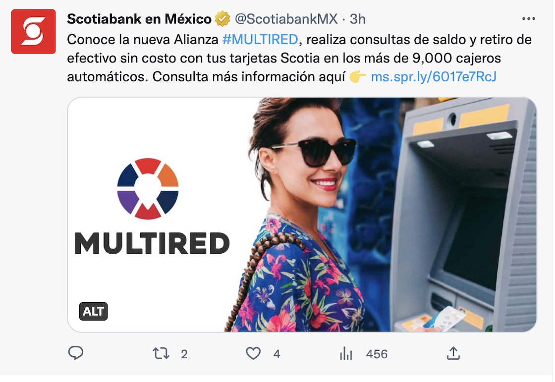 Una buena porque estos bancos ya no cobrarán comisiones en sus cajeros