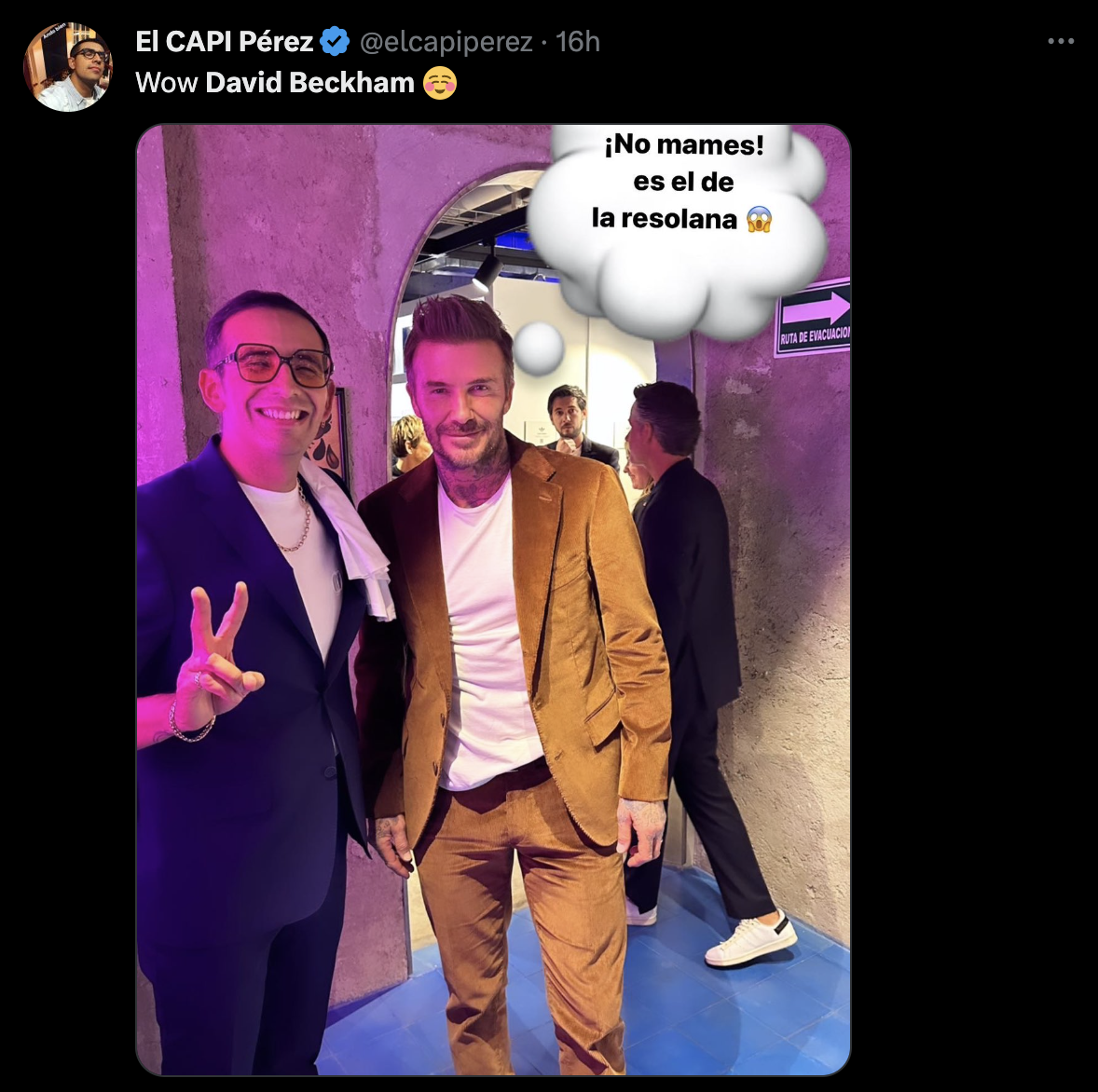 Las mejores fotos, memes y reacciones de la visita de David Beckham en ...